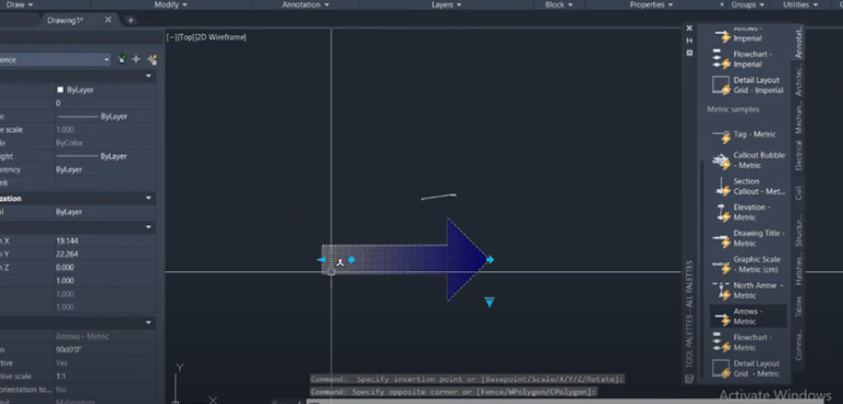 How to Draw an Arrow in AUTOCAD? (5 Simple Methods you must Know) – Iamcivilengineer