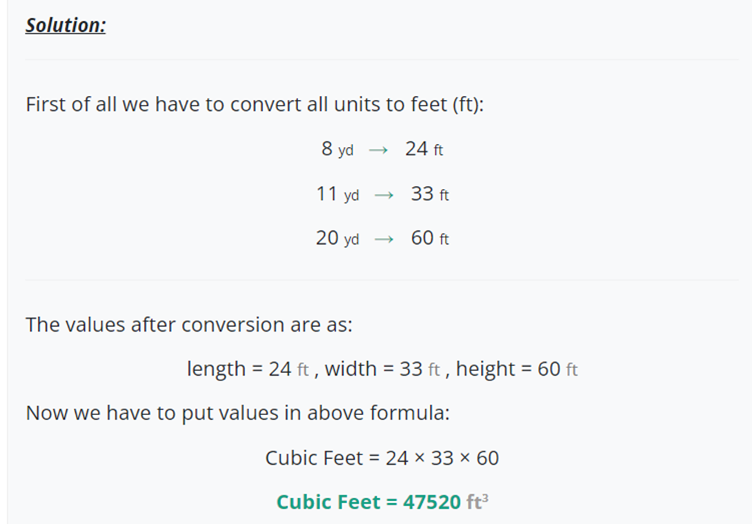 Understanding Cubic Feet: Explaining the Concept with Examples - Iamcivilengineer