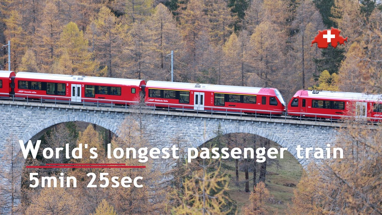 The World’s Longest Passenger Train: A Marvel of Swiss Engineering ...
