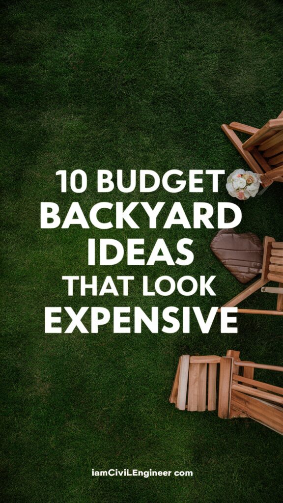 10 Budget Backyard Ideas that Look Expensive - Iamcivilengineer