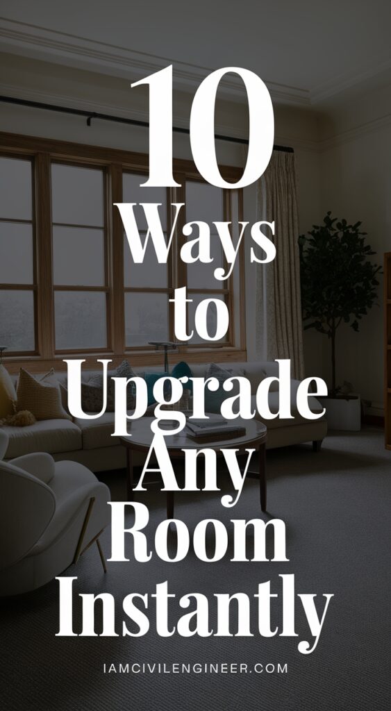 10 Ways to Upgrade Any Room Instantly - Iamcivilengineer